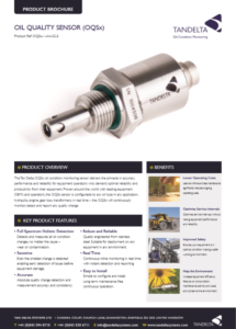 TAN DELTA – Oil Quality Sensor (OQSx) – Advance Siam Tech Co., Ltd.