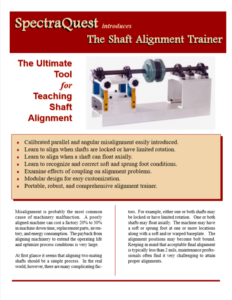 SPECTRAQUEST – Shaft Alignment Trainer (SAT) – Advance Siam Tech Co., Ltd.